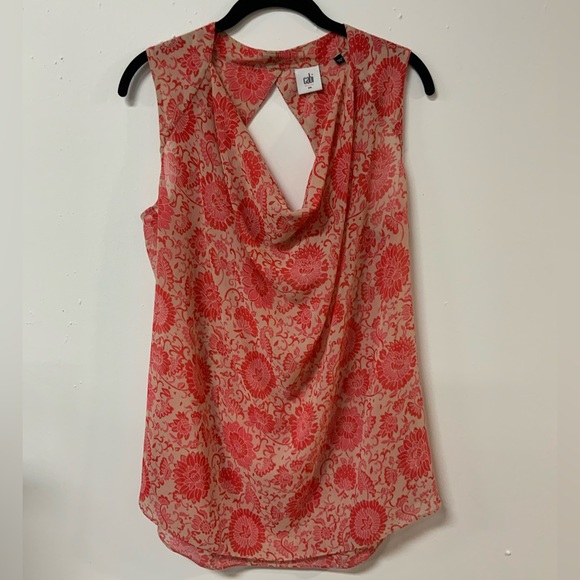 CAbi | Tops | Cabi Tanredpink Sheer Tank | Poshmark